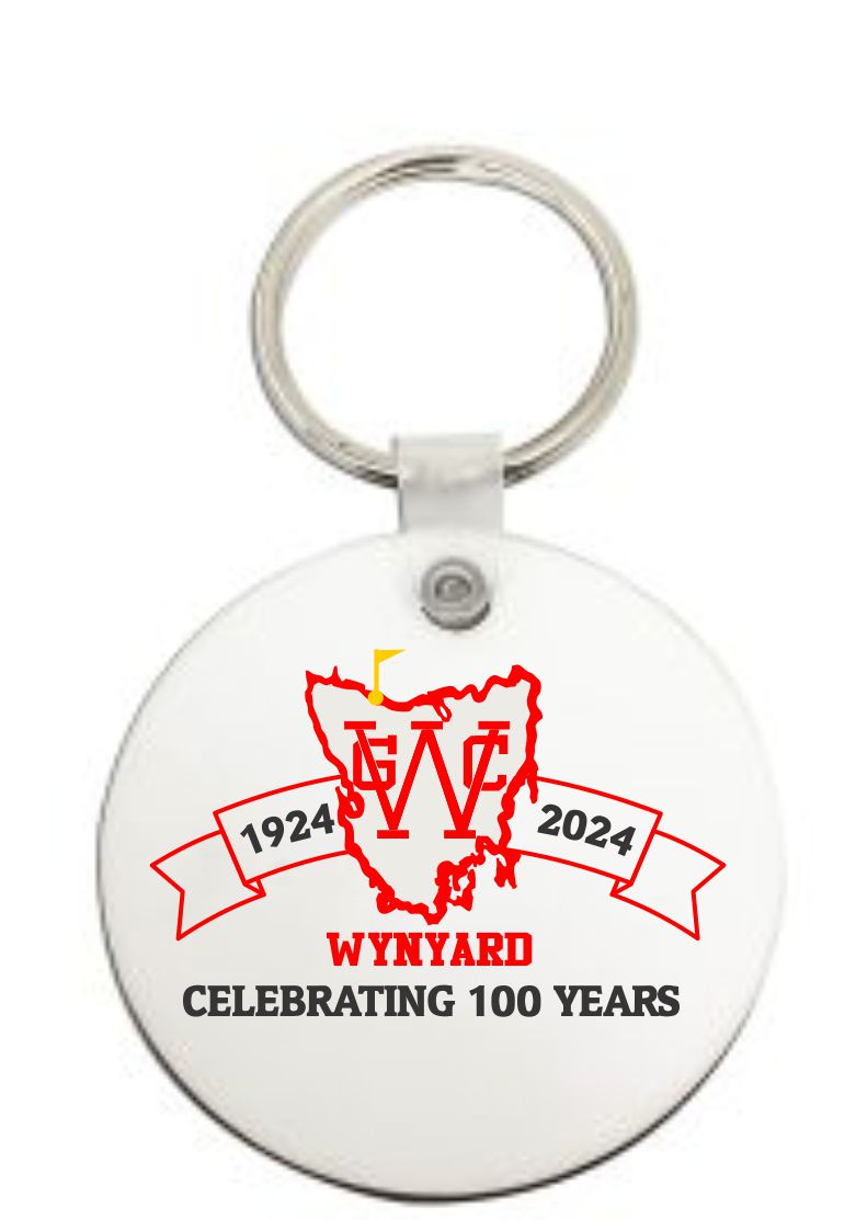 Wynyard Golf Club - 100th Anniversary Keyring – Cassovic Tasmania