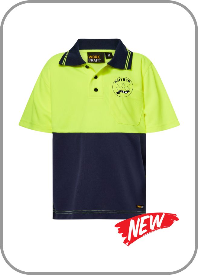 Mayhem Crew Kids Safety Polo – Cassovic Tasmania